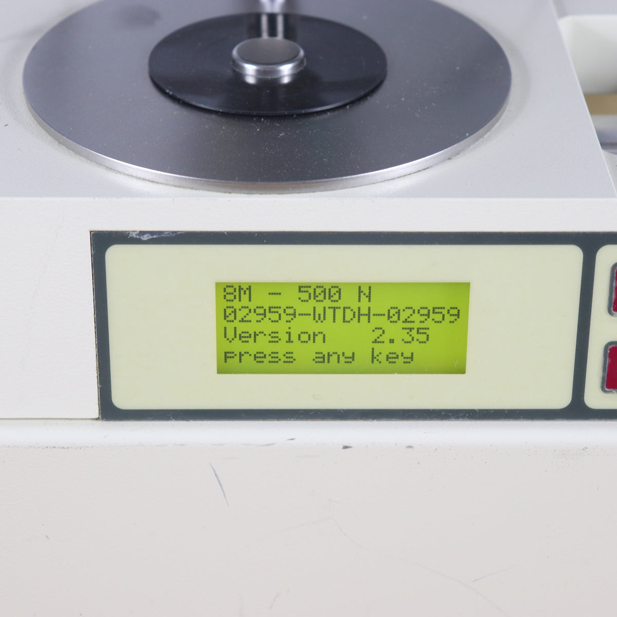 Dr.Schleuniger Pharmatron 8M Tablet Hardness Tester NIST Cal
