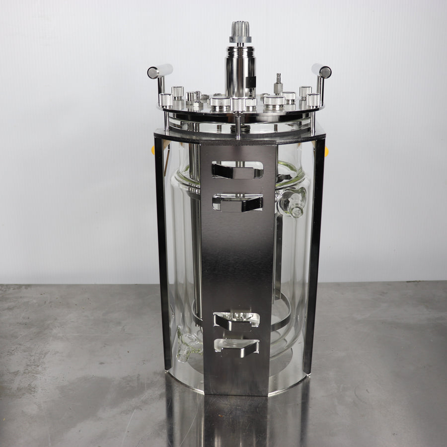 Sartorius Stedim 5L Double Wall Glass Bioreactor Fermenter Univessel-0
