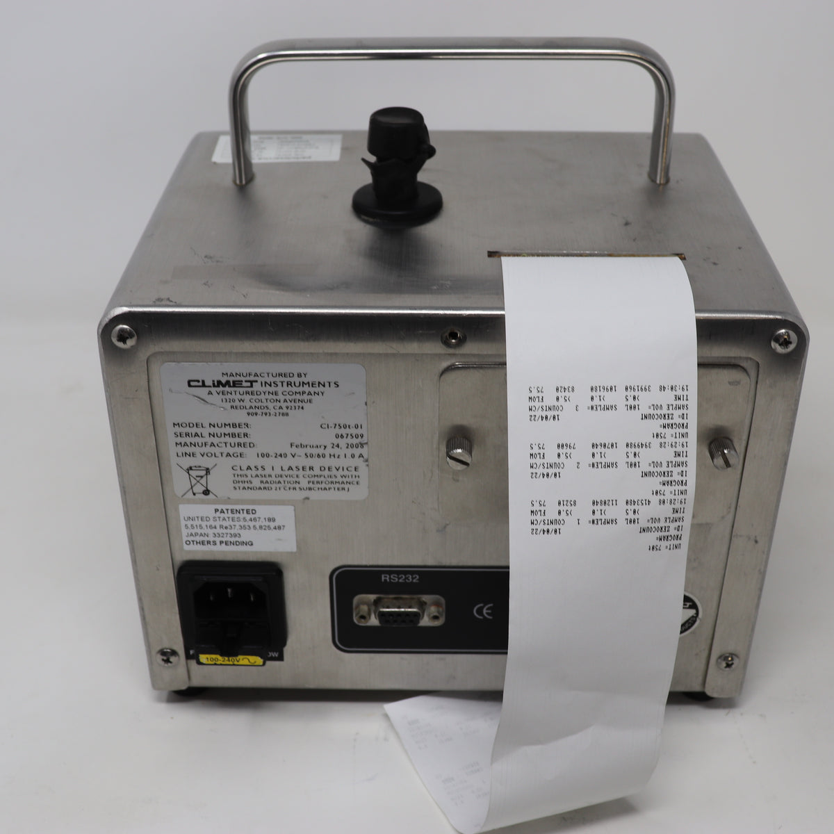 Climet CI-750t Airborne Particle Counter 750t