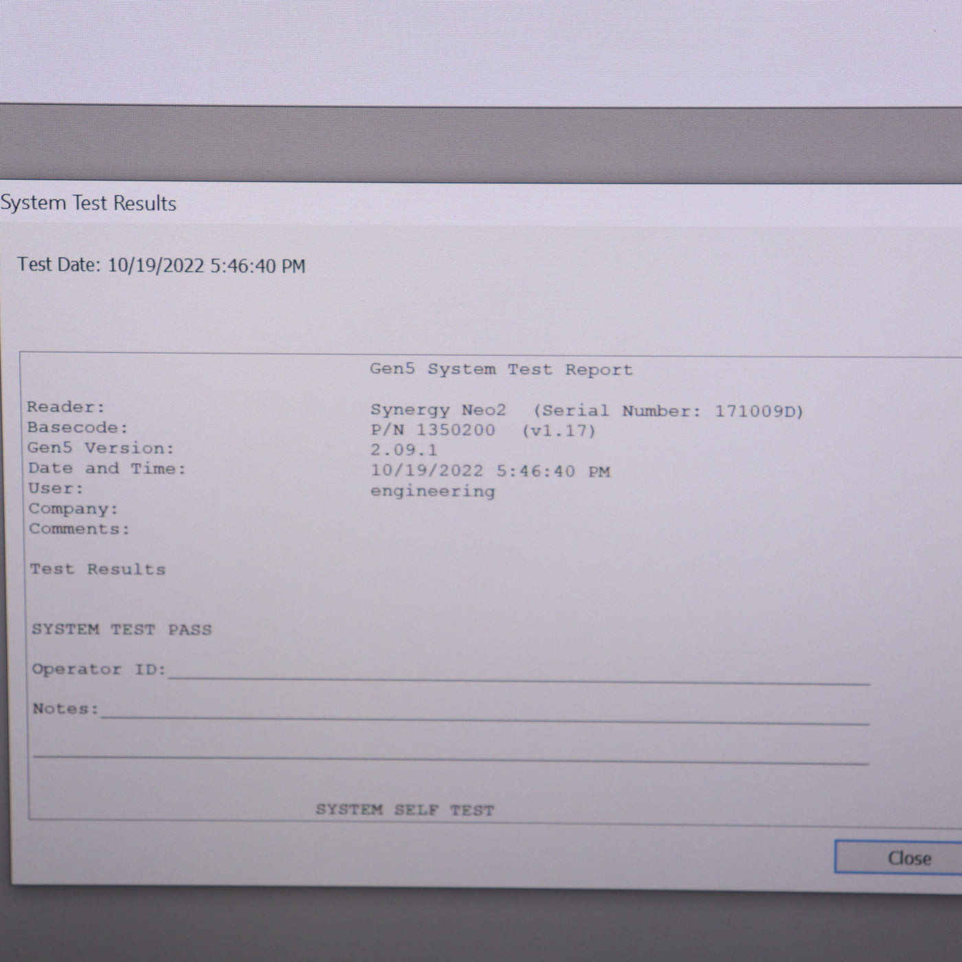 Biotek Agilent Synergy Neo2 Hybrid Multimode Microplate Reader NEO2MB