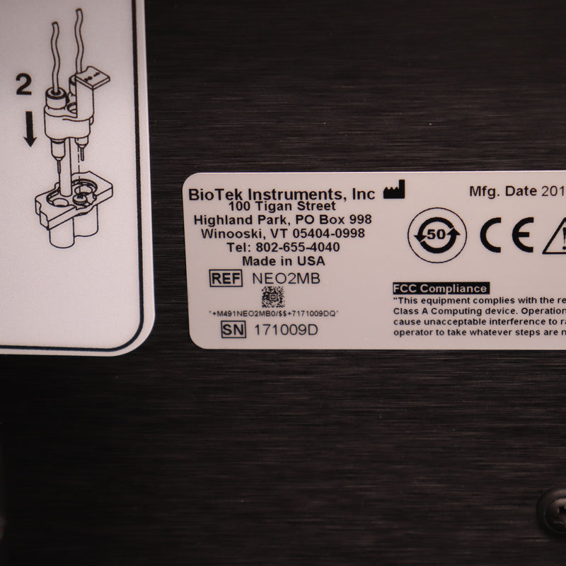 Biotek Agilent Synergy Neo2 Hybrid Multimode Microplate Reader NEO2MB