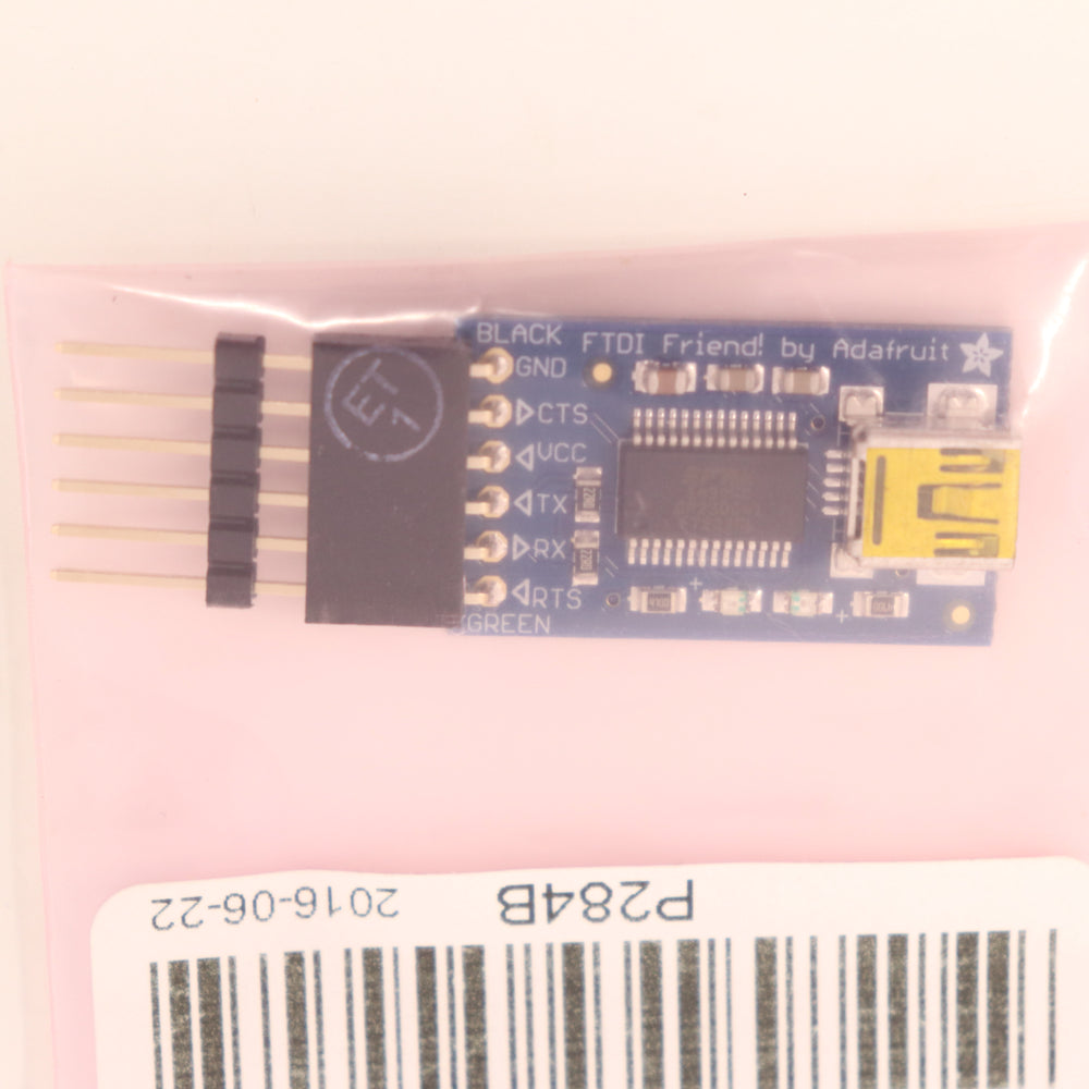 (2) Adafruit FTDI Friend + extras v1.0 USB-FTDI Interface Board