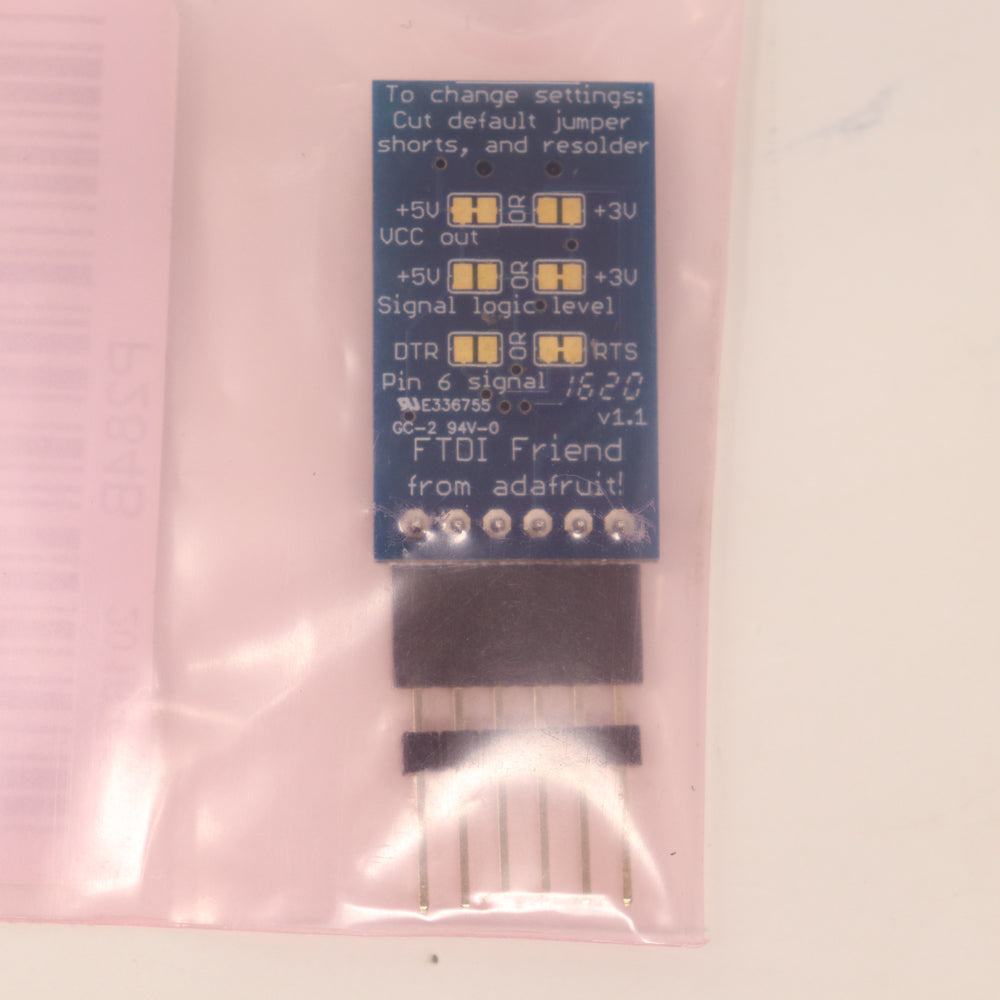 (2) Adafruit FTDI Friend + extras v1.0 USB-FTDI Interface Board