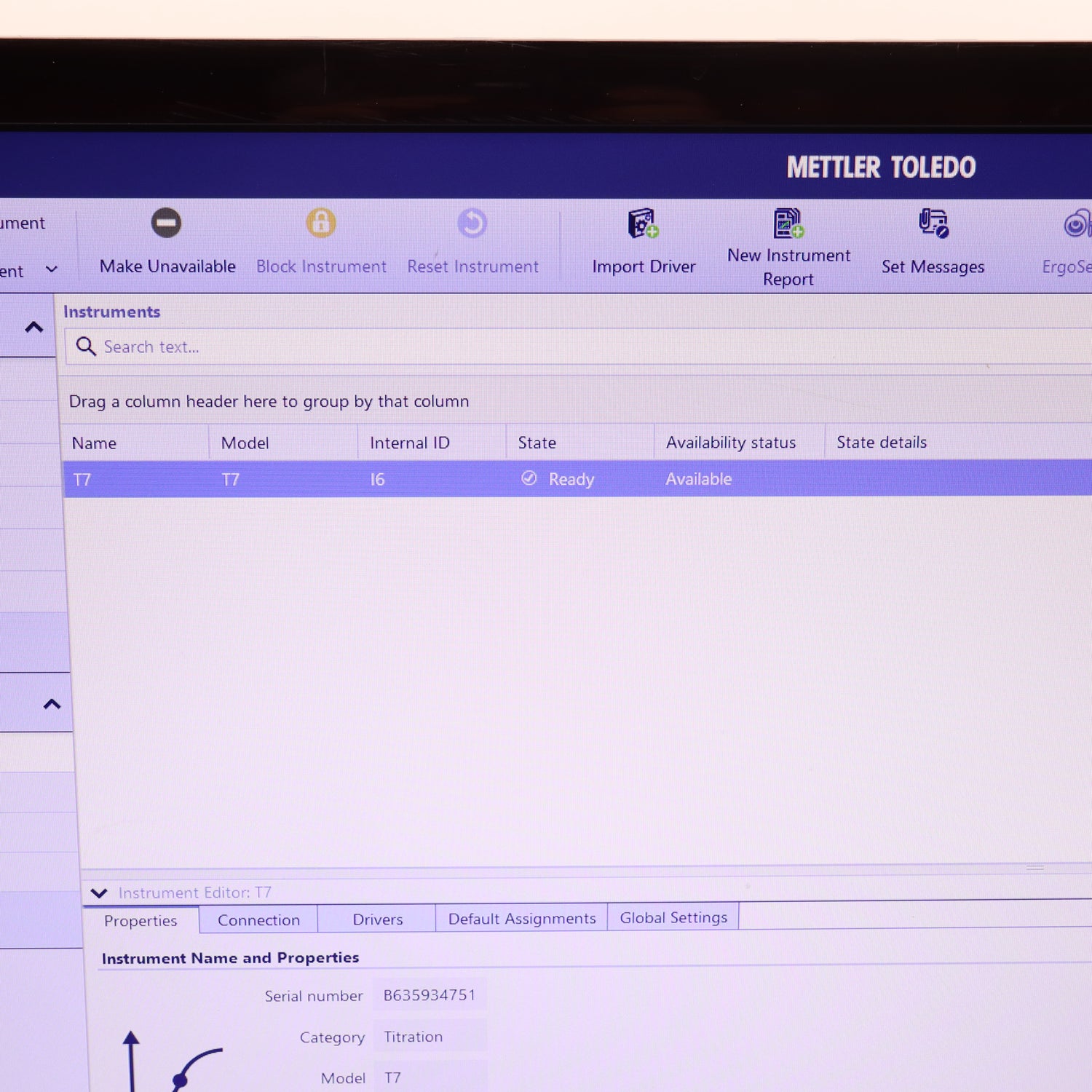 Mettler Toledo Excellence Titrator T7 w/ dosing unit + Control PC