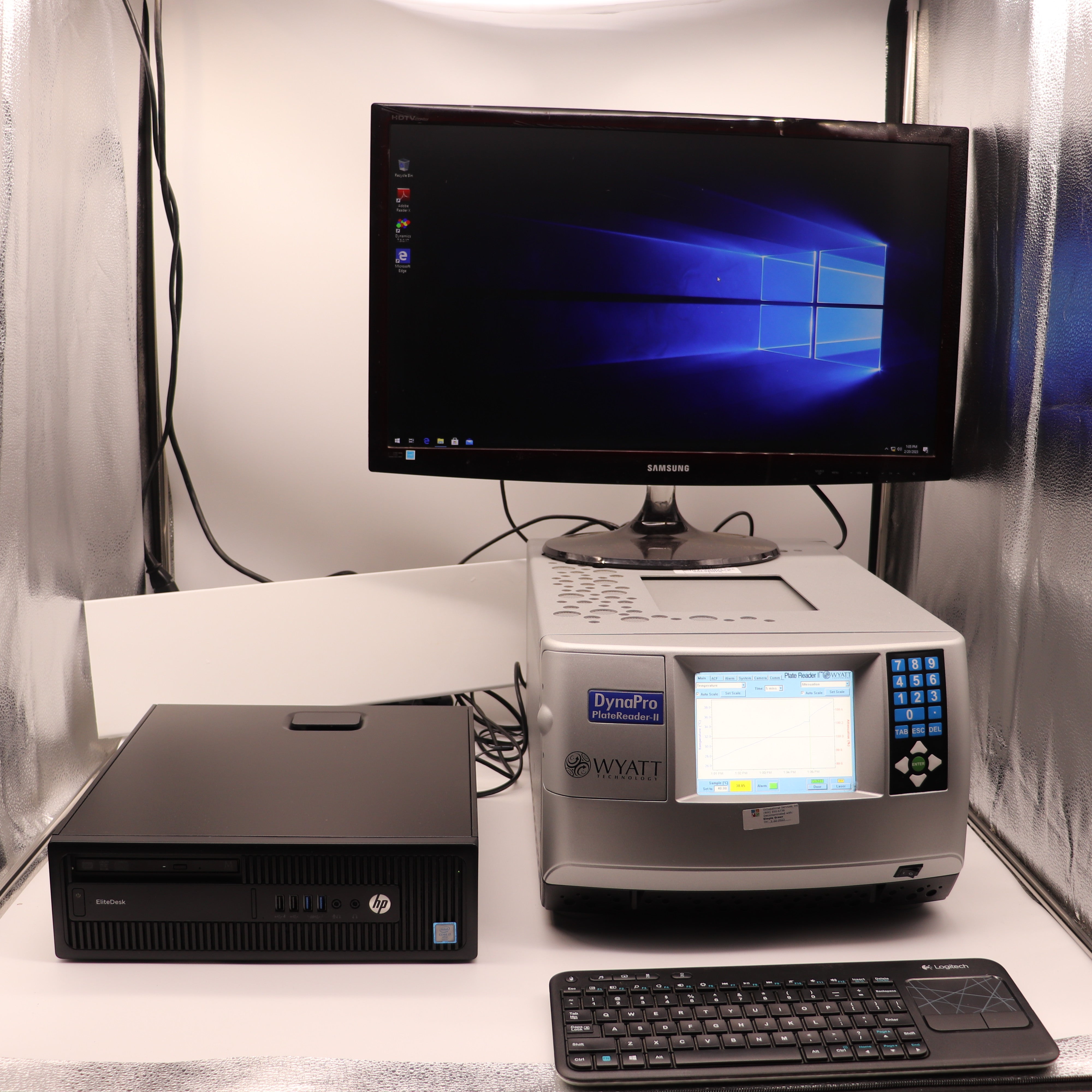 Wyatt DLS Dynamic Light Scattering DynaPro PlateReader II WPR2-07