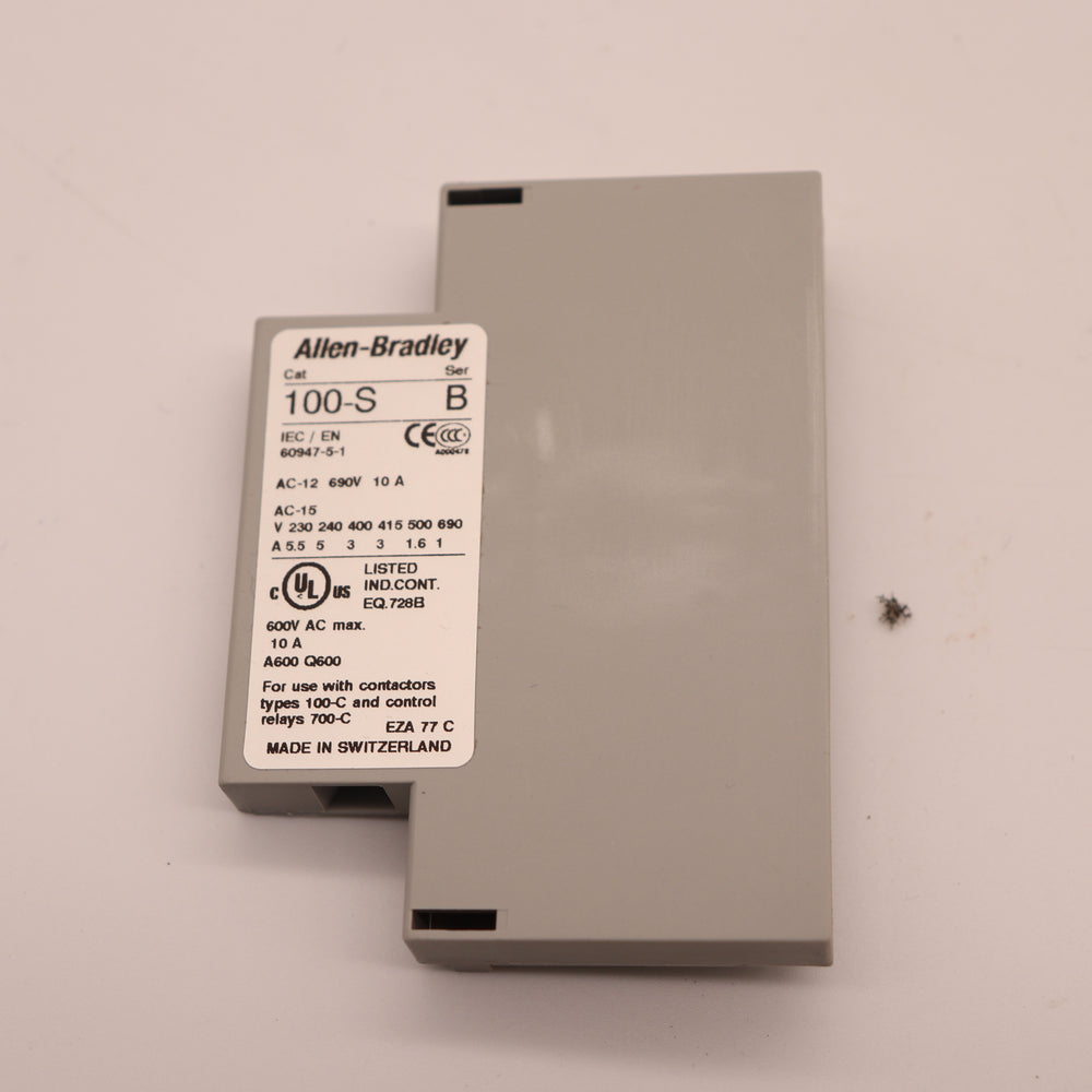 Lot of (4) Allen Bradley Auxiliary Contacts 100-SA10 Ser B