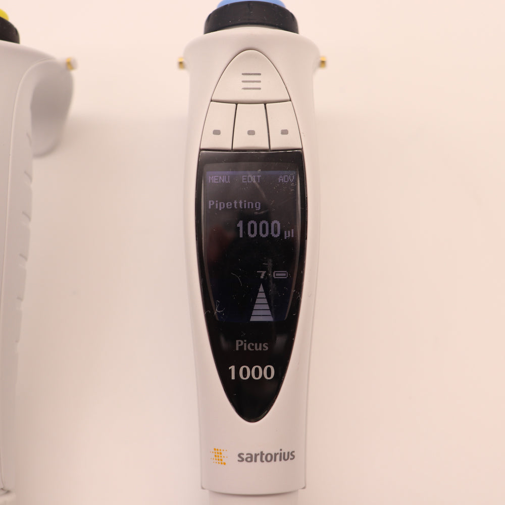 Set of (4) Sartorius Electronic Pipettes 3x 12-Channel 1x Single-Chann