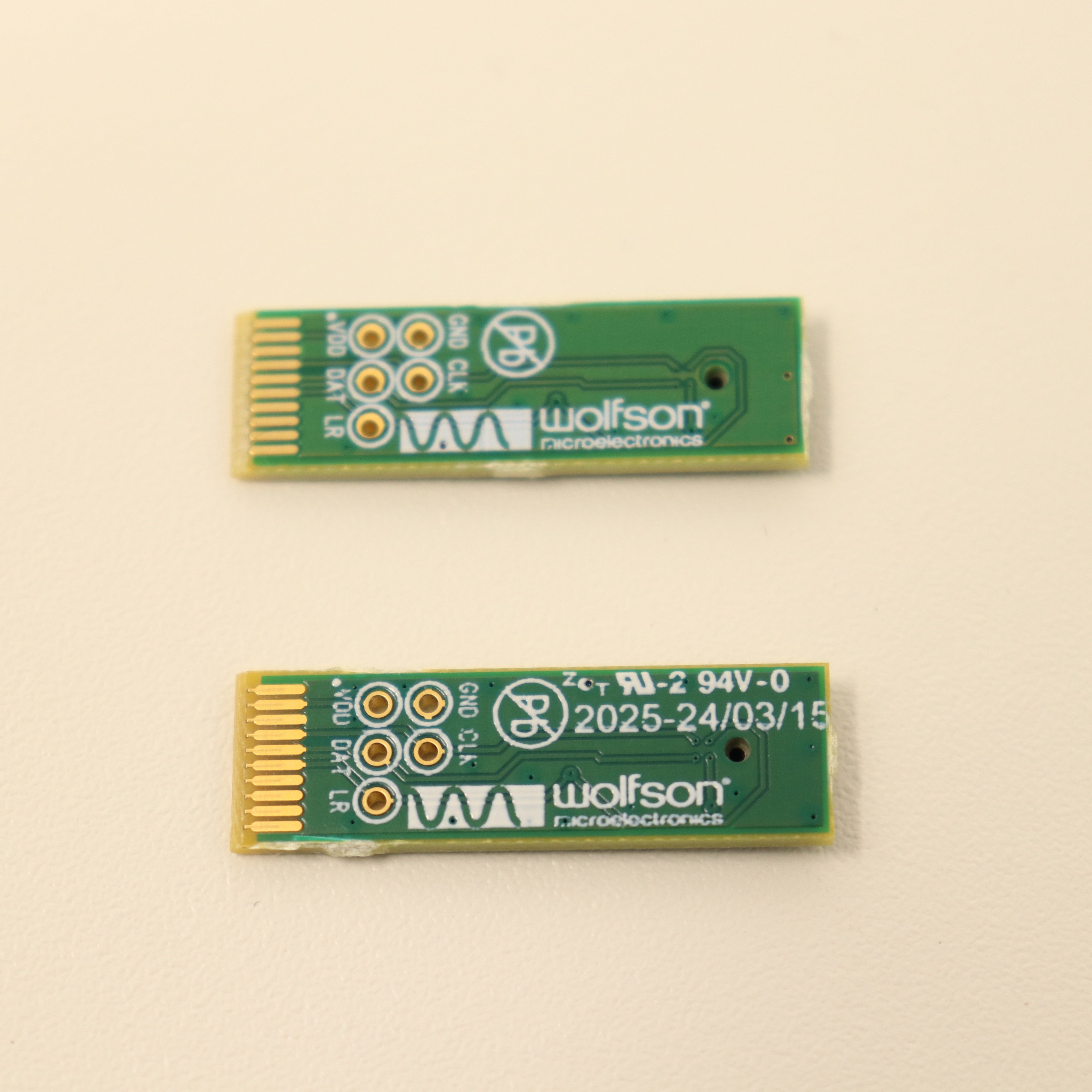 (2) Wolfson Microelectronics WM723X-1702-M35-M-RLV1 Bottom Port Digita