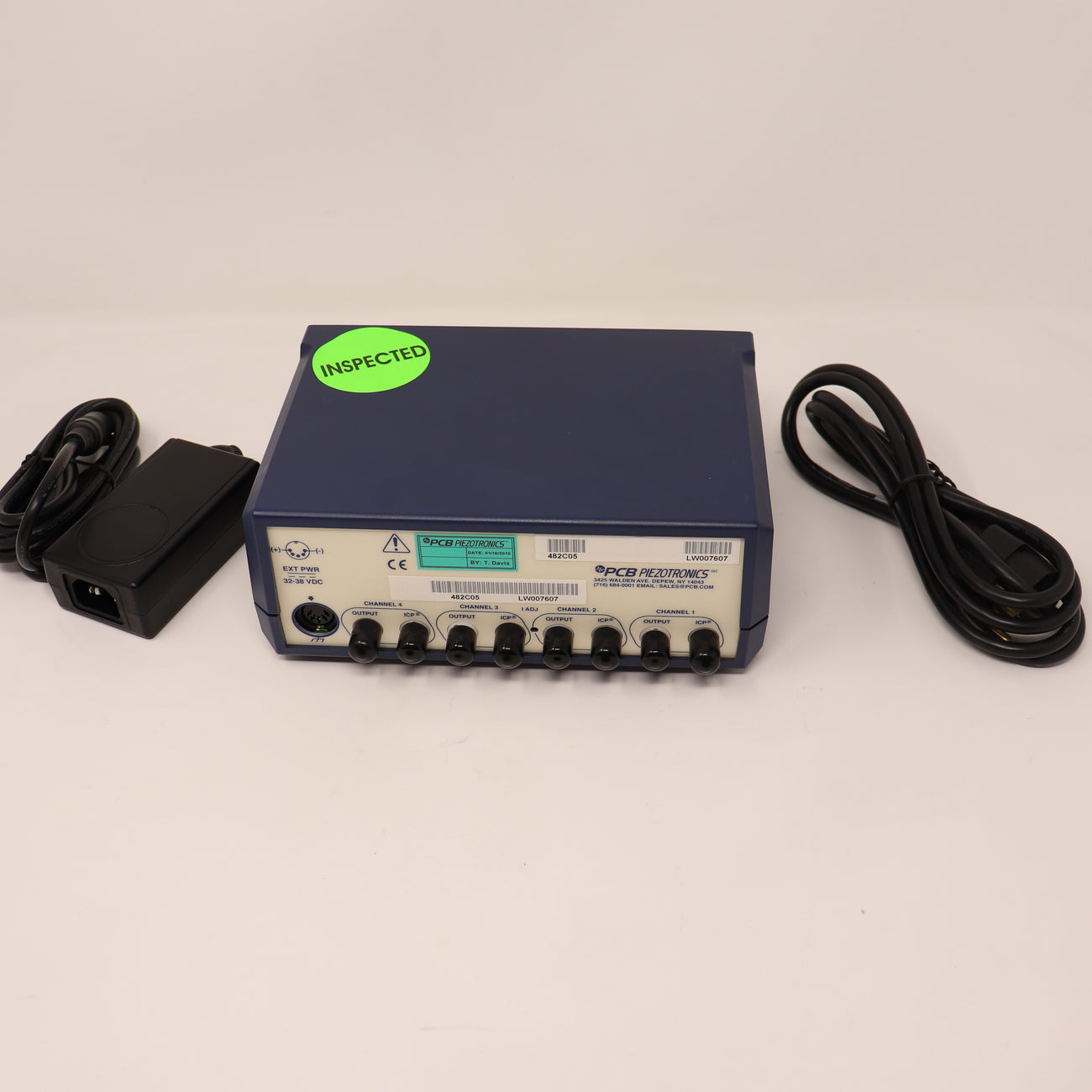 PCB Piezotronics 482C 4-Channel ICP Sensor Signal Conditioner 482C05