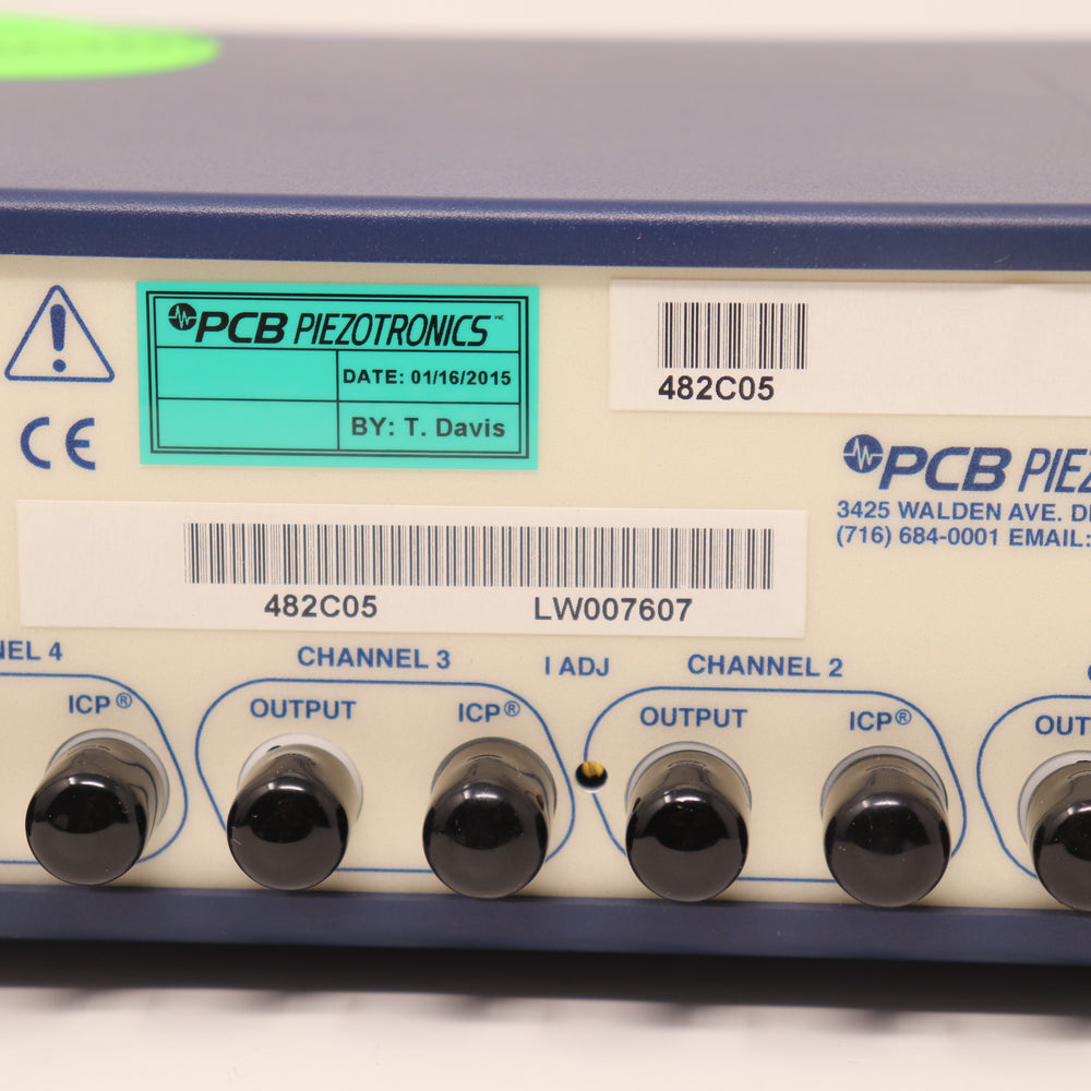 PCB Piezotronics 482C 4-Channel ICP Sensor Signal Conditioner 482C05