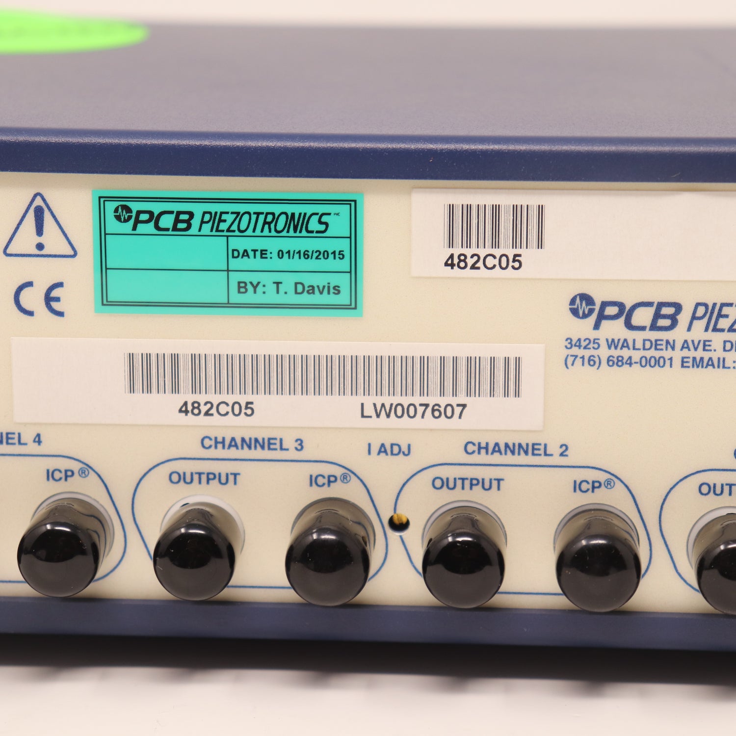 PCB Piezotronics 482C 4-Channel ICP Sensor Signal Conditioner 482C05